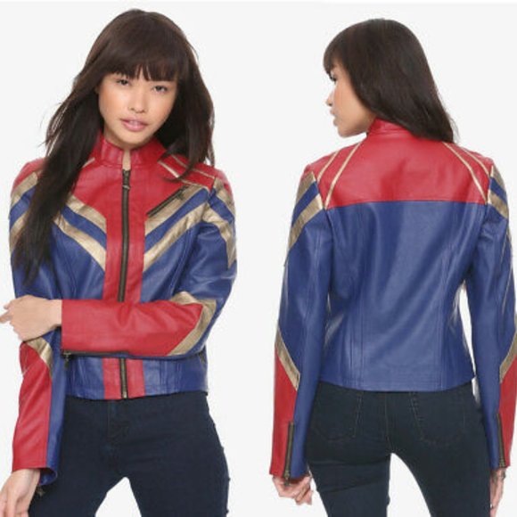 Marvel | Jackets & Coats | Marvel Faux Leather Jacket | Poshmark